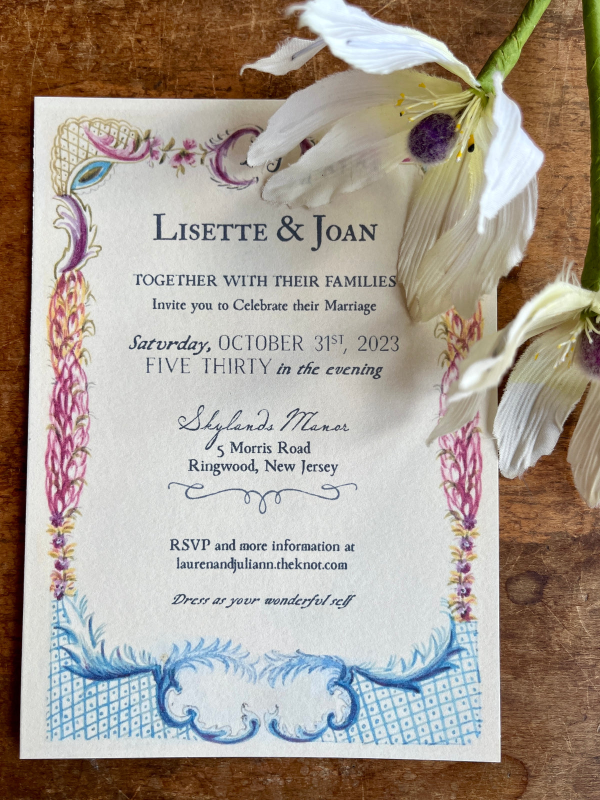 French Menu Invitation | PARCEL