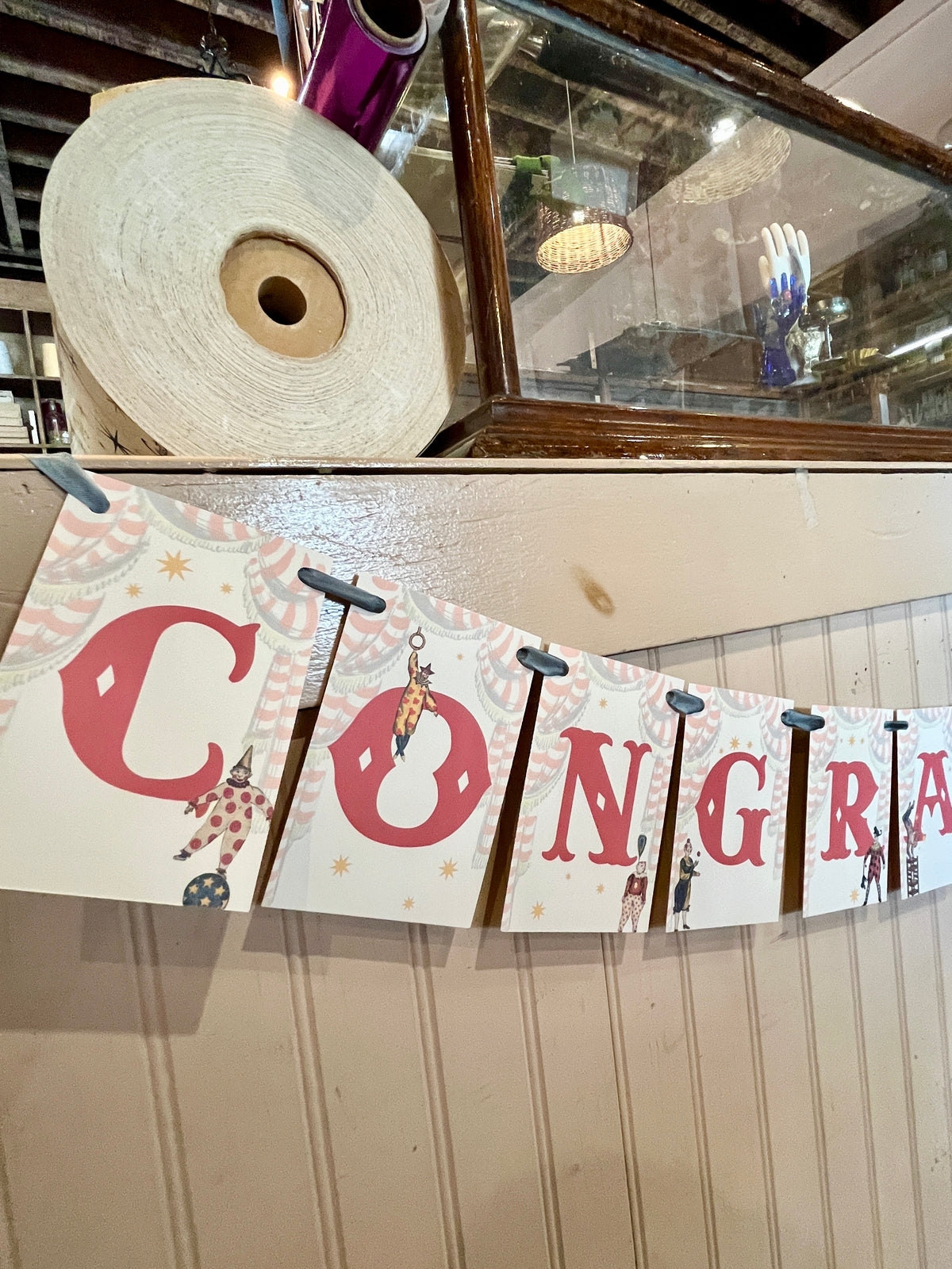 Congratulations Clowns Handmade Banner | PARCEL