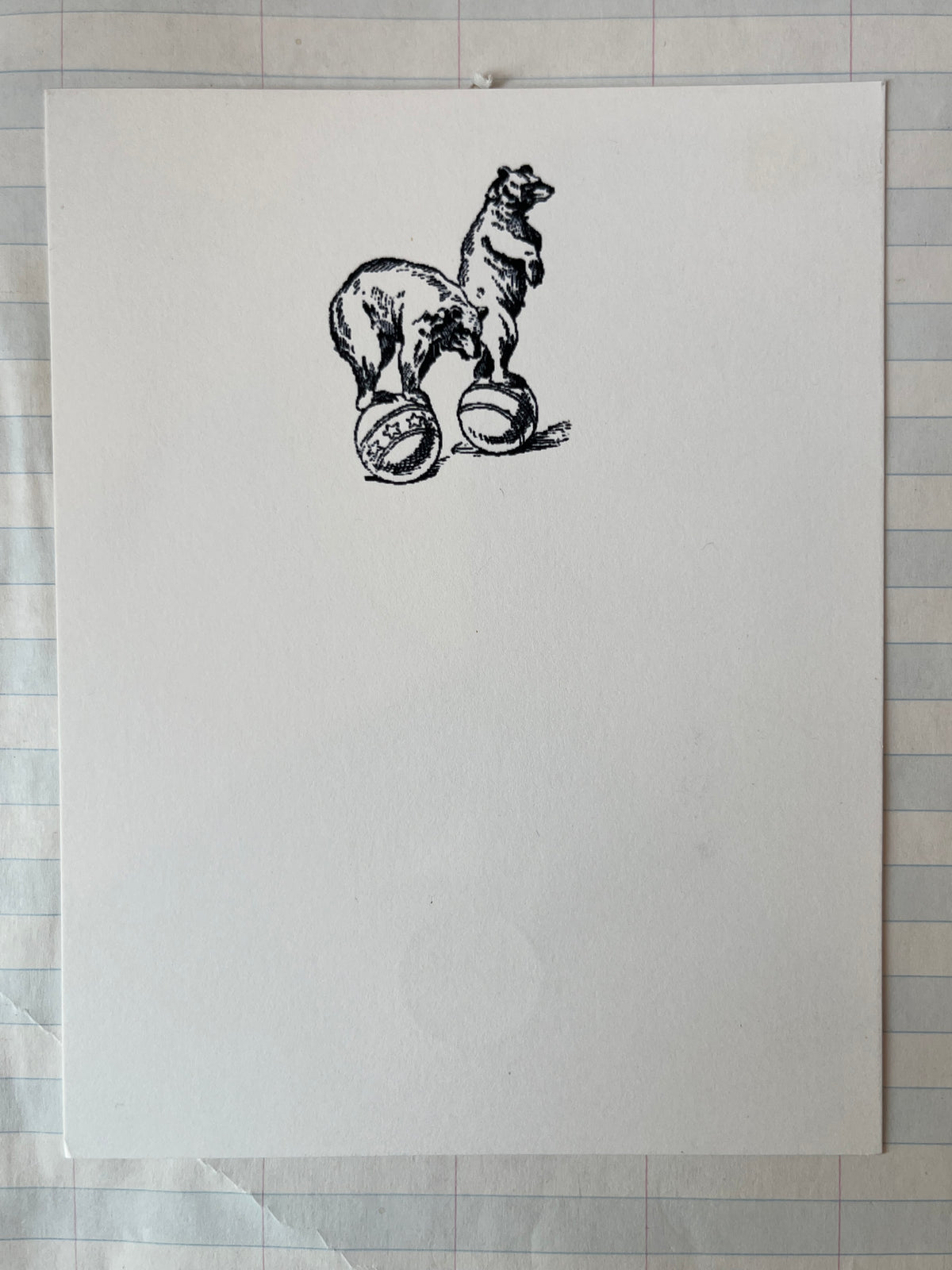 Circus Bears Classic Stationery Set | PARCEL