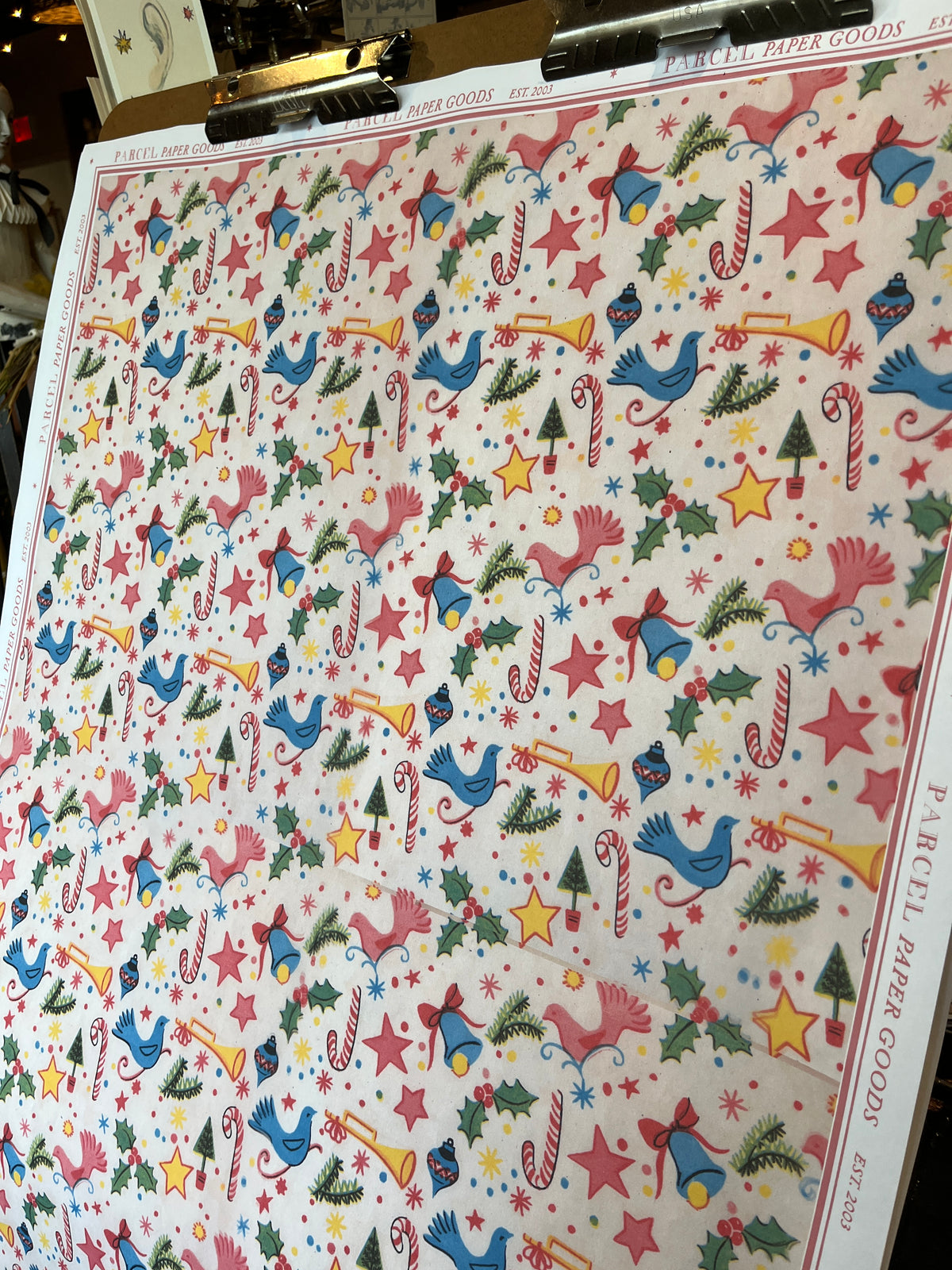 Parcel Artisan Wrapping Paper, Candy Cane Dreams | PARCEL