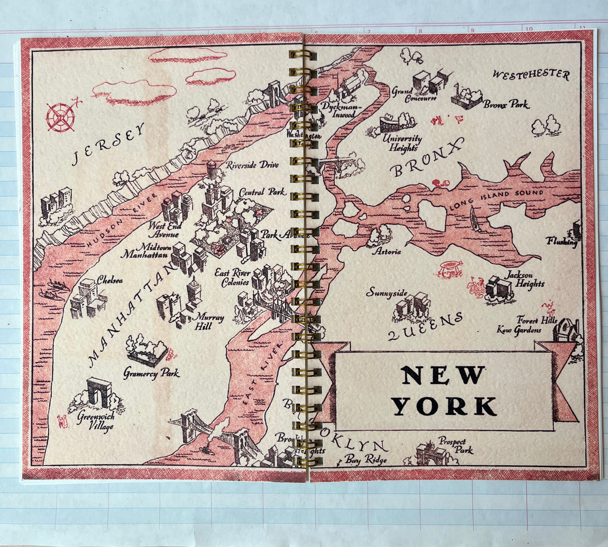 New York Map Notebook | PARCEL