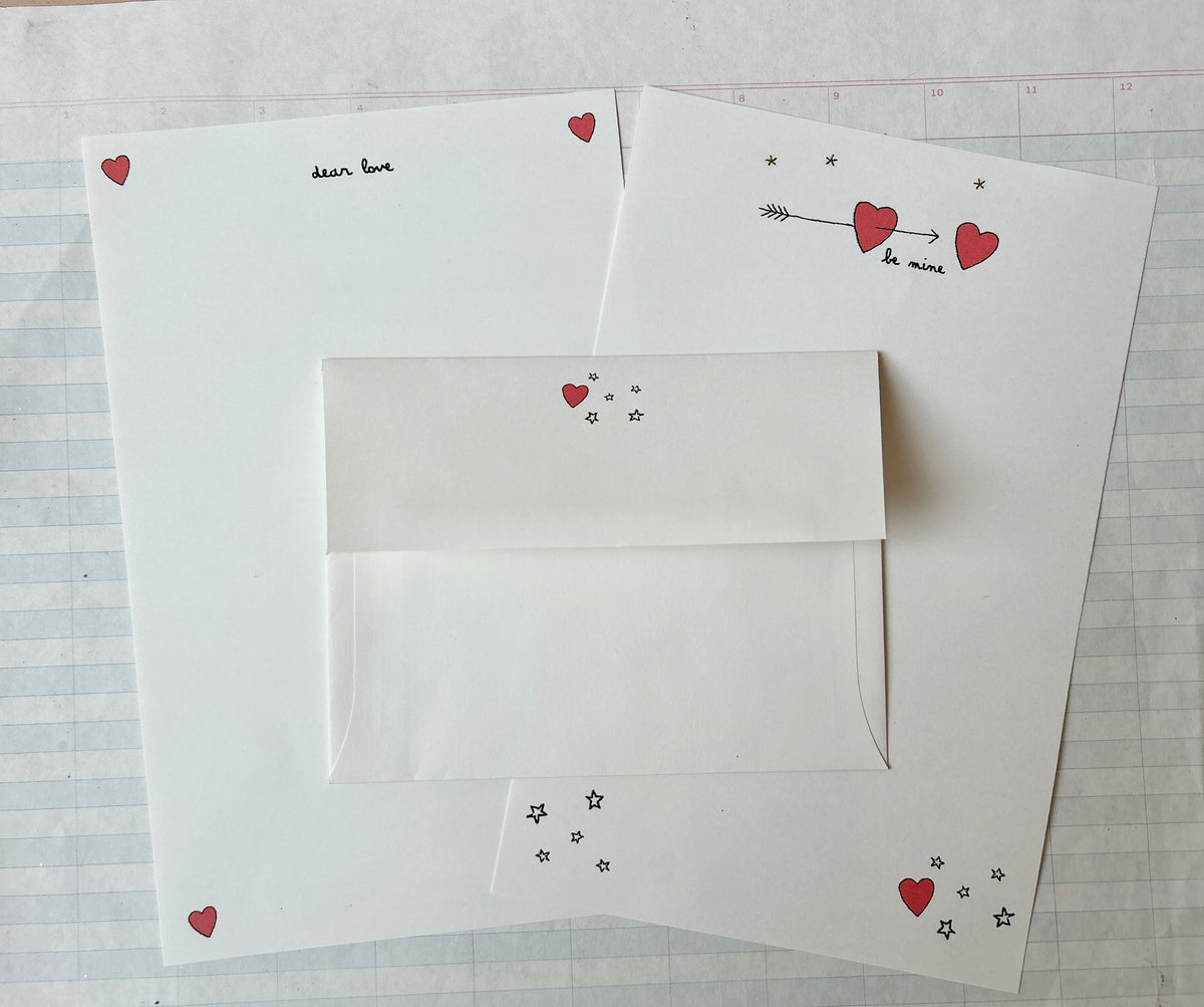 Sweet Love Letter Writing Set | PARCEL