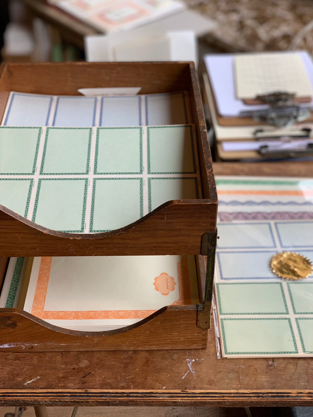 Vintage certificate Assortment | PARCEL