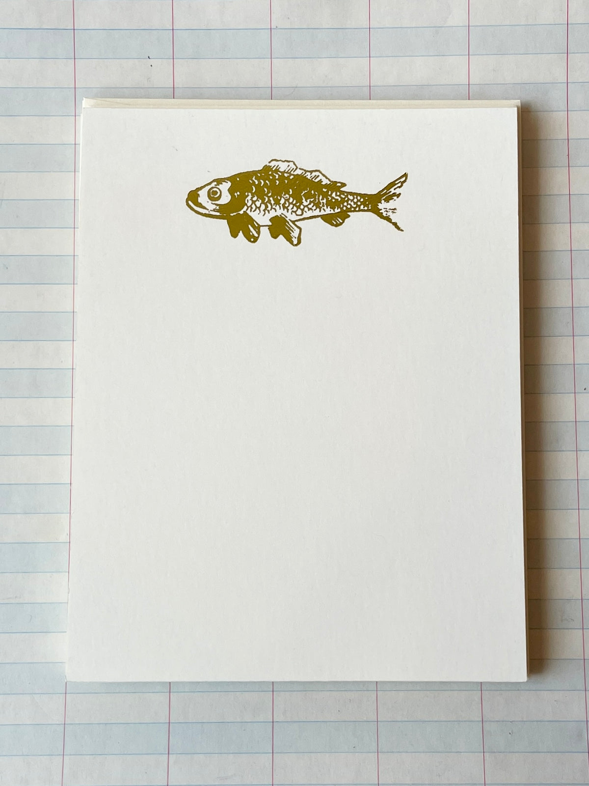Foil pressed Fish Card | PARCEL