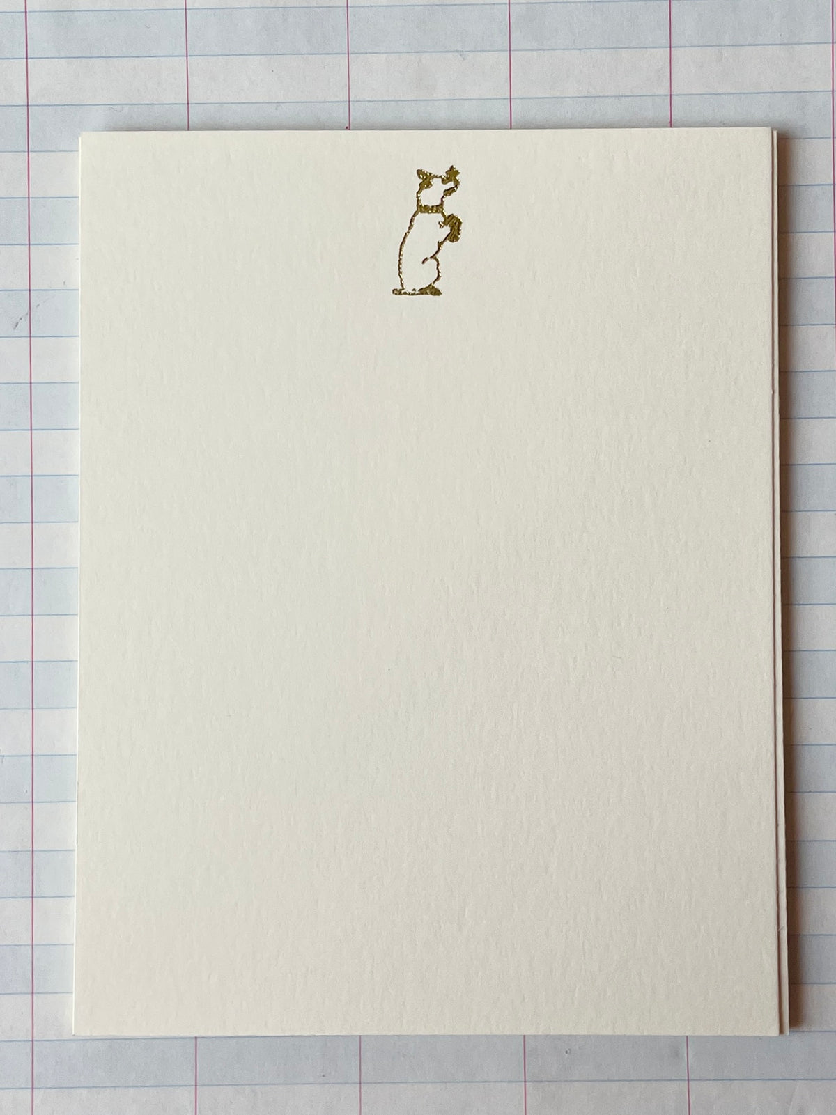 Foil pressed Star Dog Card | PARCEL
