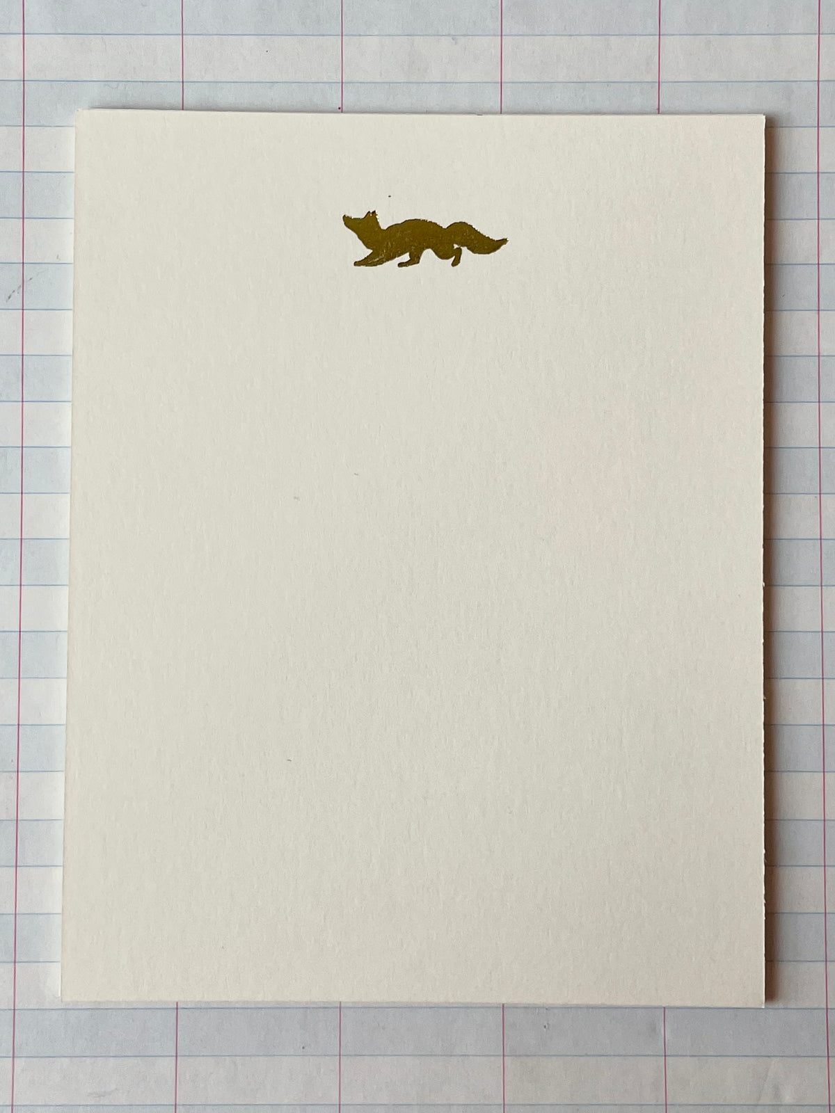 Foil Pressed Fox Cards | PARCEL