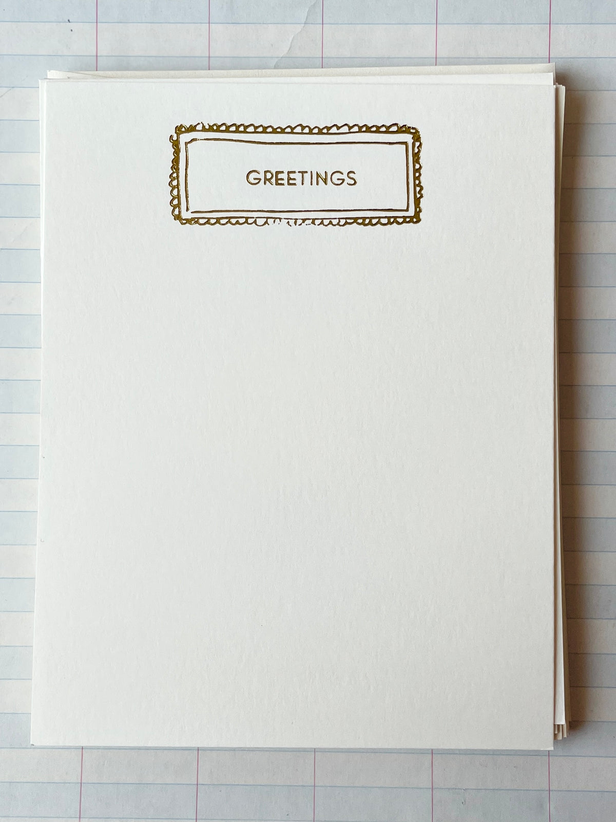 Foil Pressed Greetings Card | PARCEL