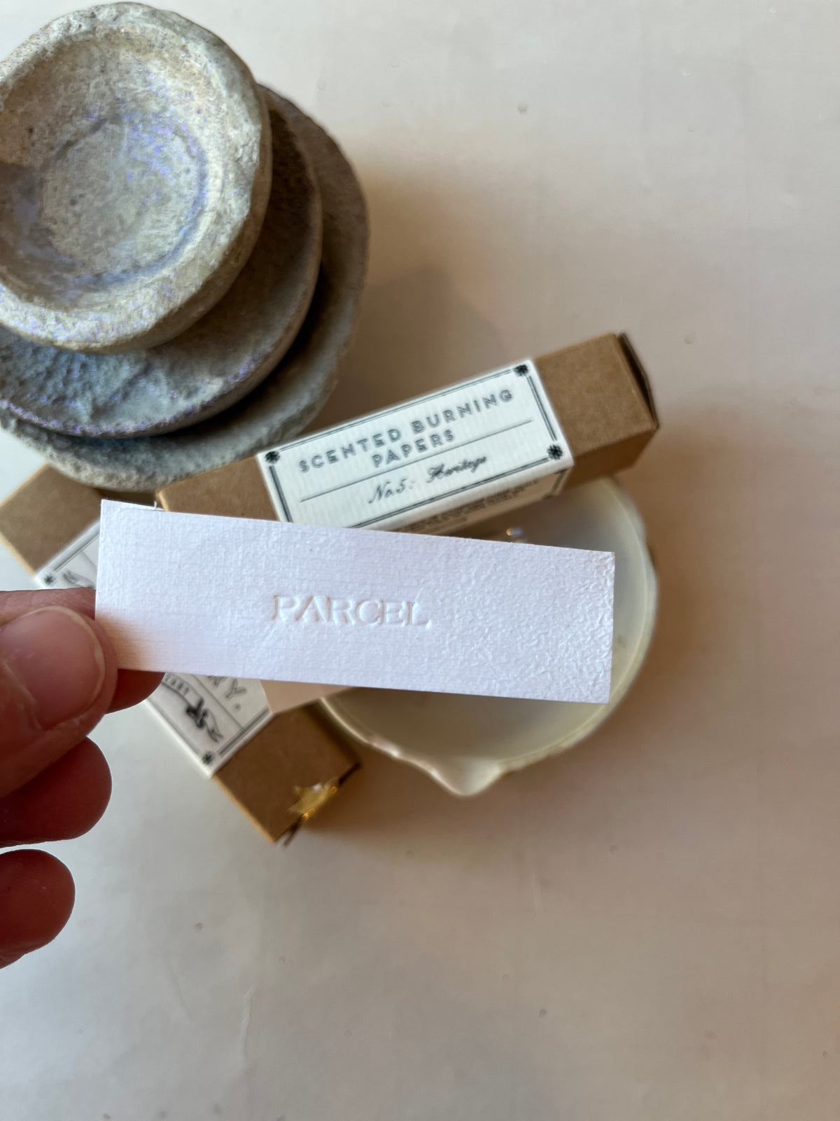 Parcel Olfactory Scented Burning Papers | PARCEL