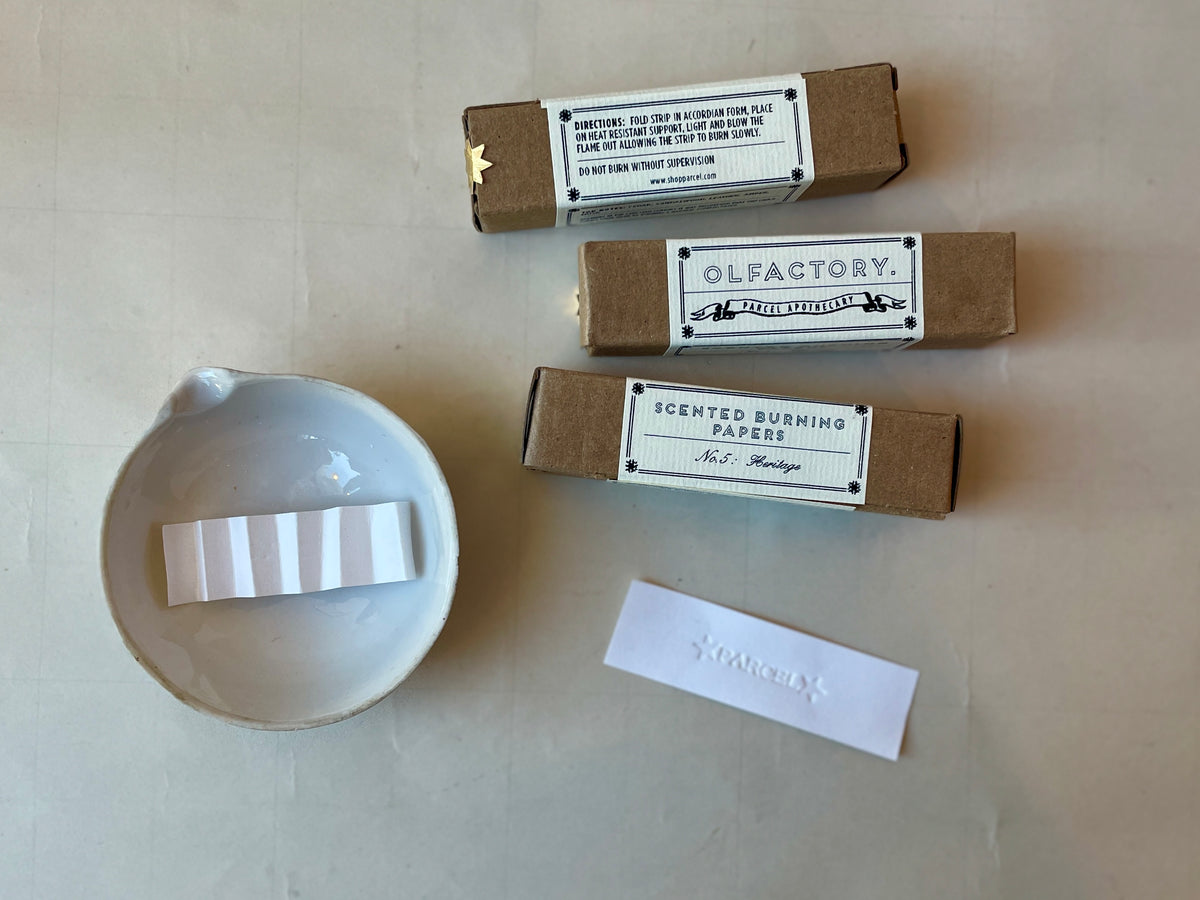 Parcel Olfactory Scented Burning Papers | PARCEL